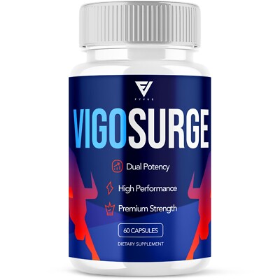 Vigo Surge Capsules, Vigo Surge Maximum Strength Vitamin Support (60 ...
