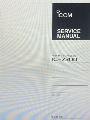 Icom Ic-7300 Transceiver Service Manual Digital | eBay