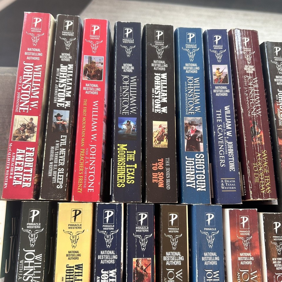 66 William W Johnstone Western Paperbacks Books Lot | eBay