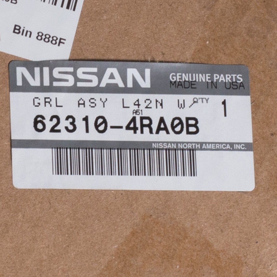 NEW OEM 2016-2018 NISSAN MAXIMA FRONT GRILLE WITH CAMERA & EMBLEM 62310 ...