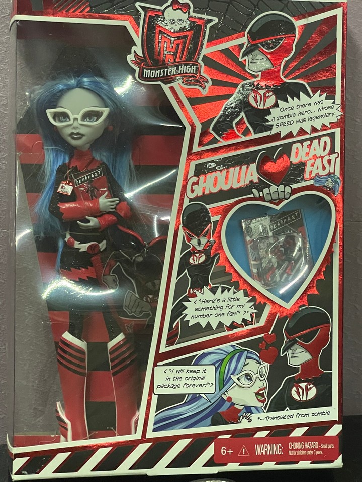 Monster High Deadfast Ghoulia Yelps Action Figure Rare New in Box ...