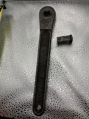 VINTAGE BONNEY CV 4093 REVERSIBLE 1/2" RATCHET & 4094 DRIVE PLUG | eBay