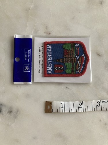 Elbers Souvenirs - Amsterdam Embroidered Iron-On Patch (New in Package) | eBay