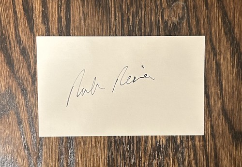 HOLLYWOOD SIGNED / AUTOGRAPH INDEX CARD: ACTOR & DIRECTOR, ROB REINER ...