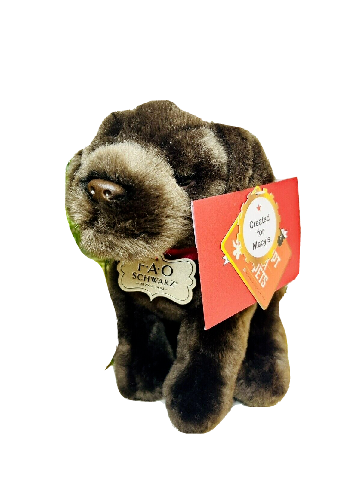 FAO Schwarz Adopt A Pet Toy German Shepherd Puppy Dog Plush Stuffed ...