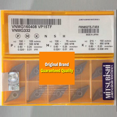 10PCS in BOX Original MITSUBISHI VNMG160408 VP15TF VNMG332 Carbide ...