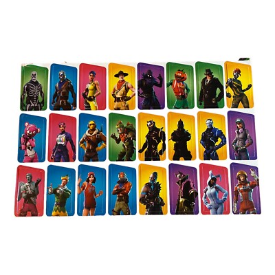 Monopoly Fortnite 27 Cardboard Outfits 2018 Replacement Pieces | eBay