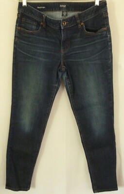 ANA Women's Skinny Jeans 30/10 Dark Wash Mid Rise 5 Pockets | eBay