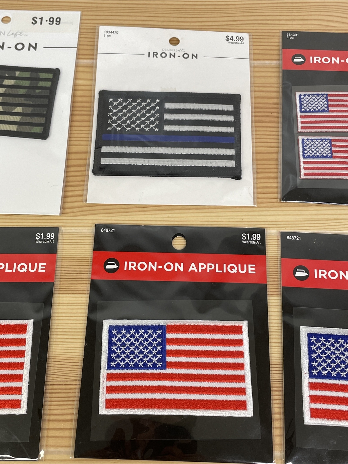 Design Loft Iron On Patches America Military Hobby Lobby | eBay UK