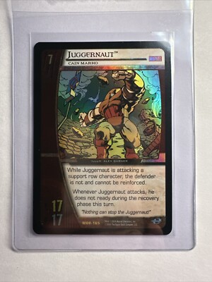 2004 VS System Marvel Origins Unlimited Foil Juggernaut #MOR-165 | eBay