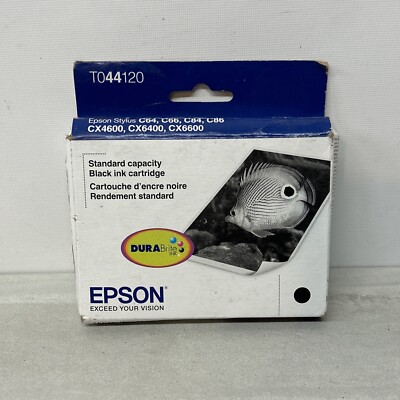 11-2019 Genuine Epson 44 ink T0441 T044120 black C66 C64 C84 C86 CX6400 ...
