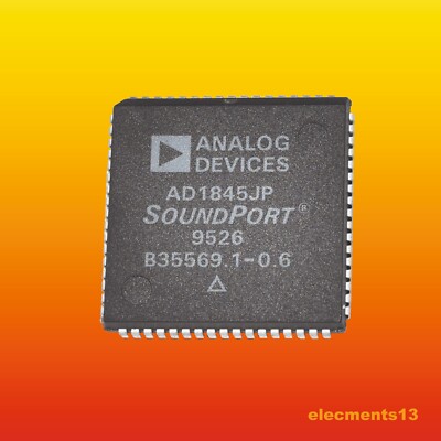 AD1845JP ANALOG DEVICES SOUNDPORT IC DIGITAL AUDIO STEREO CODEC 5V ...