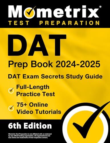 DAT Prep Book 2024-2025 - DAT Exam Secrets Study Guide, Full-Len ...