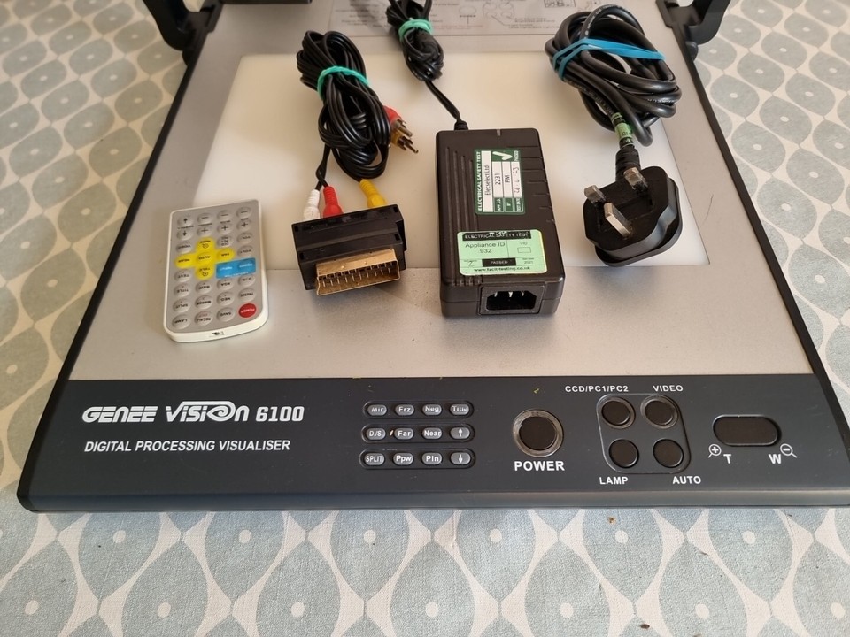 Genee Vision 6100 Digital Visualiser Projector Powers On Untested | eBay