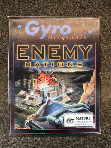 Enemy Nations 1997 PC GYRO GAMES BIG BOX EDITION | eBay Australia