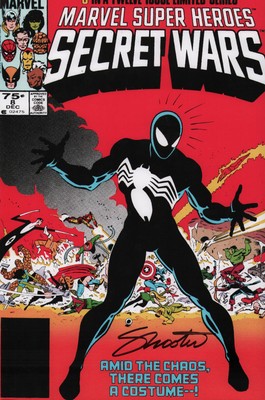 Marvel Super Heroes Secret Wars #8 Cover Print - Signed by Jim Shooter ...