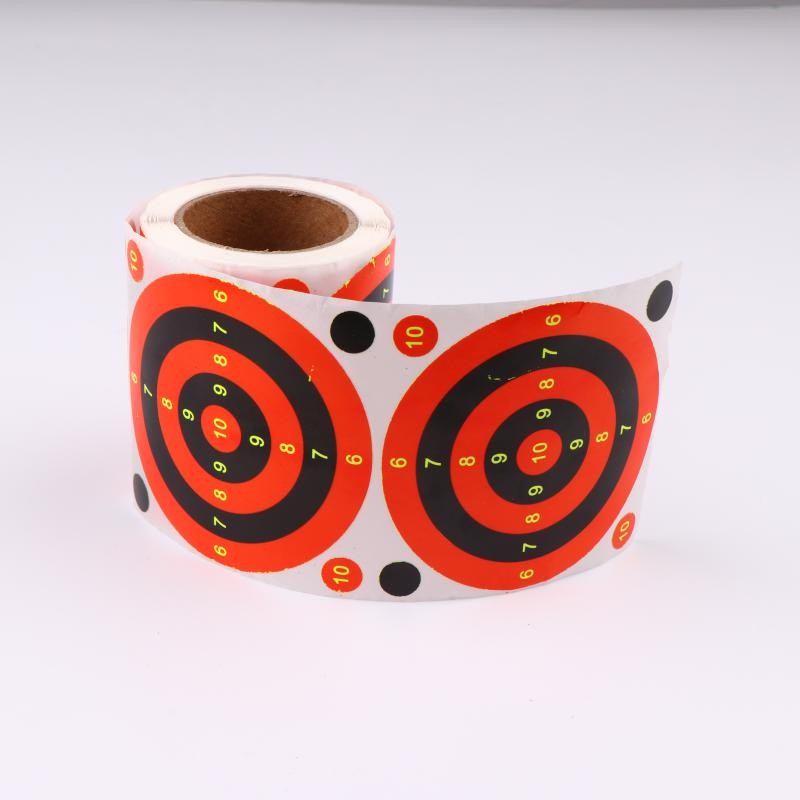 100Pcs/roll Sputtering Ink Target Label Fluorescent Color Splashing ...