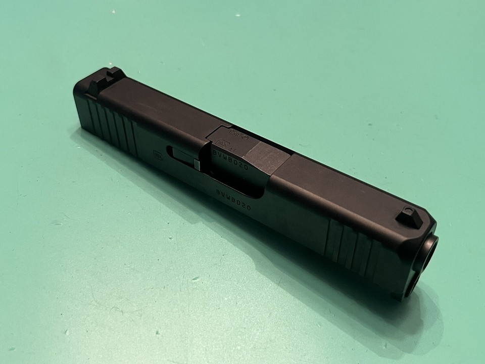 USED OEM GLOCK 43X COMPLETE SLIDE BARREL GUIDE ROD RECOIL SPRING BLACK ...