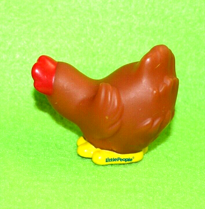 Fisher Price Little People Chicken Figure Farm Animal Toy Mattel 2014 ...