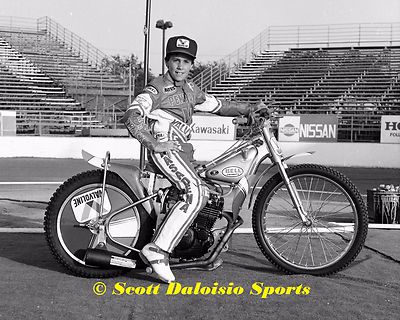 1980's GREG HANCOCK JUNIOR SPEEDWAY MOTORCYCLE 8 X 10 PHOTO COSTA MESA ...