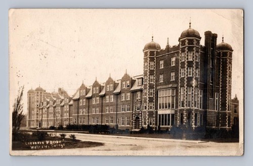 Beebe Hall WELLESLY College Massachusetts RPPC Antique Photo Postcard ...