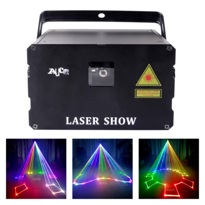 5W RGB Animation Laser Lighting Projector DMX Disco DJ Party Show Stage ...