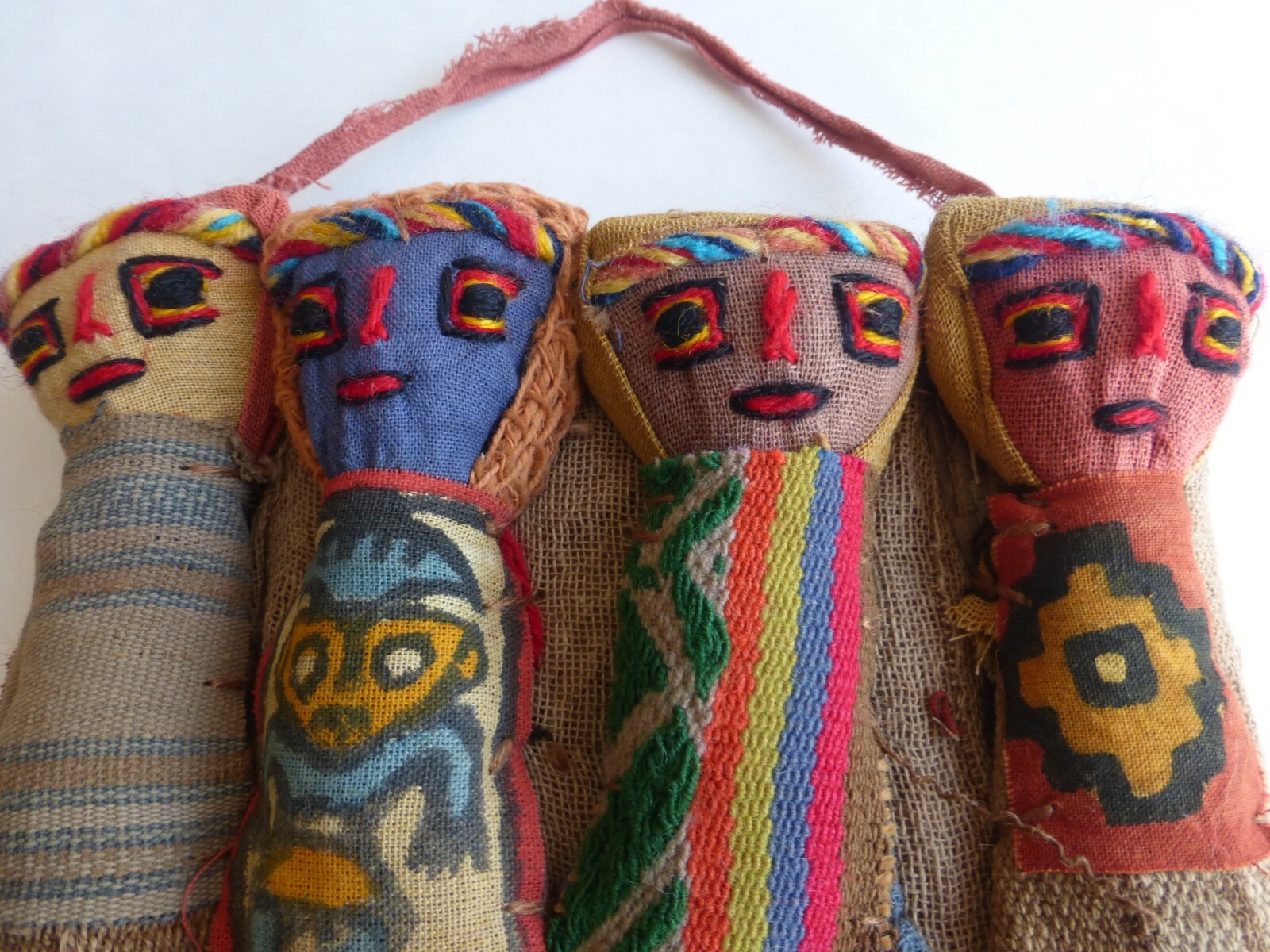 Vintage Peruvian Chancay Burial Cloth Textile Dolls Folk Art | eBay