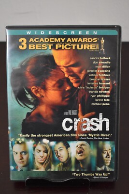 Crash DVD 2004 Academy Award Best Picture Sandra Bullock Don Cheadle ...