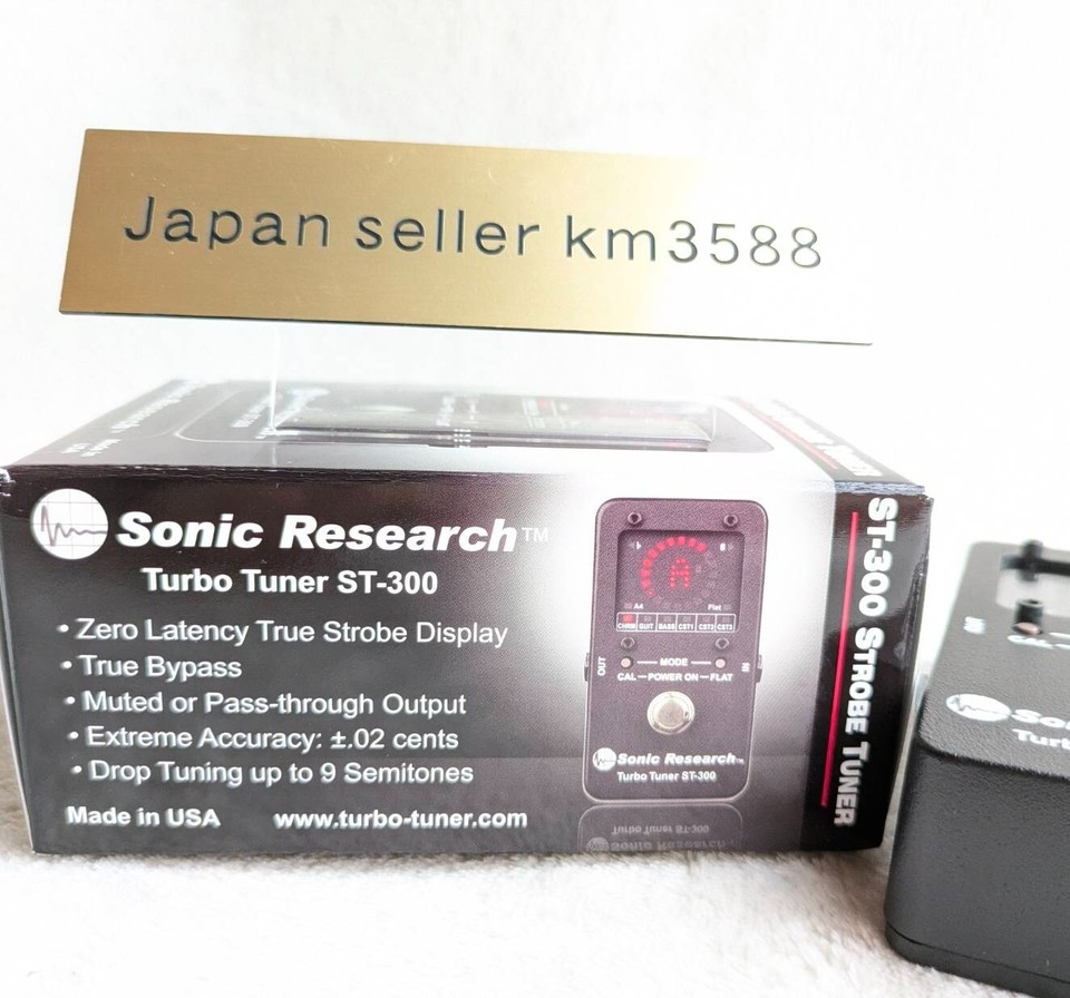 Sonic Research Turbo Tuner ST-300 Strobe Guitar/Bass Tuner JP From ...