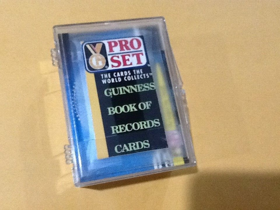1992 Pro Set Guinness Book Of World Records Complete 100 Card Set NMMT ...