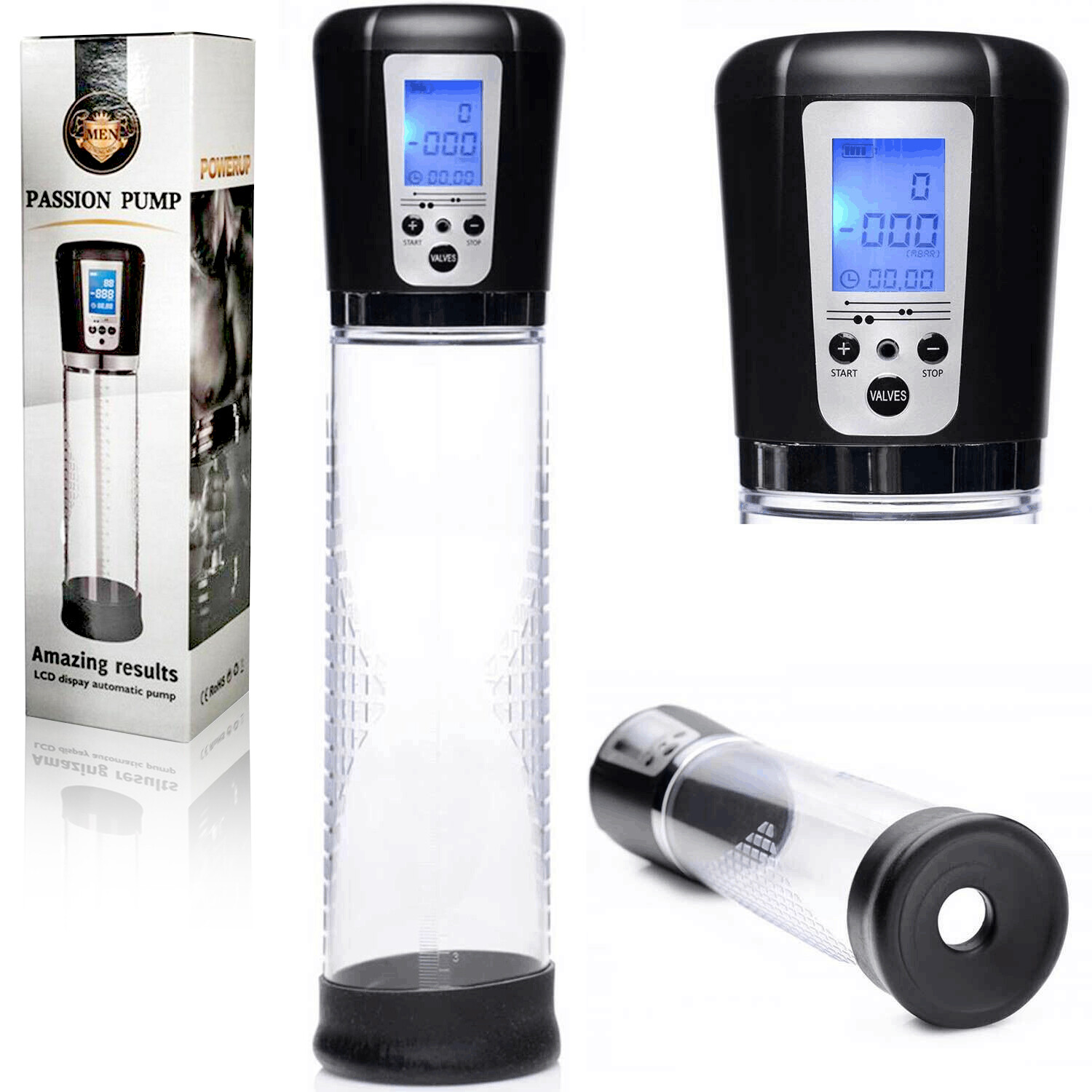 Electric Automatic Penis Pump Vacuum for Men Cock Enhancement Erectile Enlarger | eBay