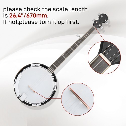 Hot Push! 38in 5 String Right Hand Sabili Banjo A Premium Mahogany Neck ...