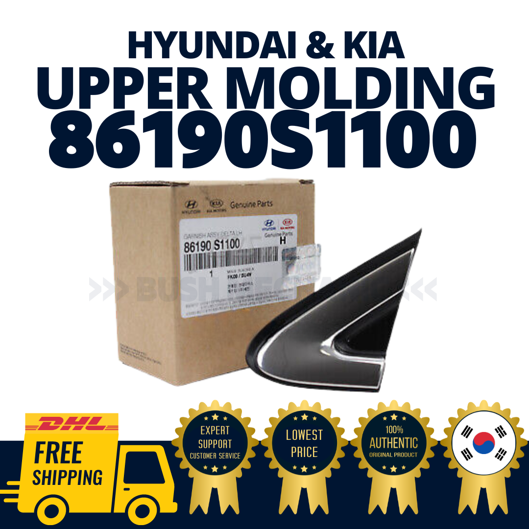 GENUINE OEM Hyundai Kia Garnish Assy Upper Molding Delta LH 86190S1100 ...