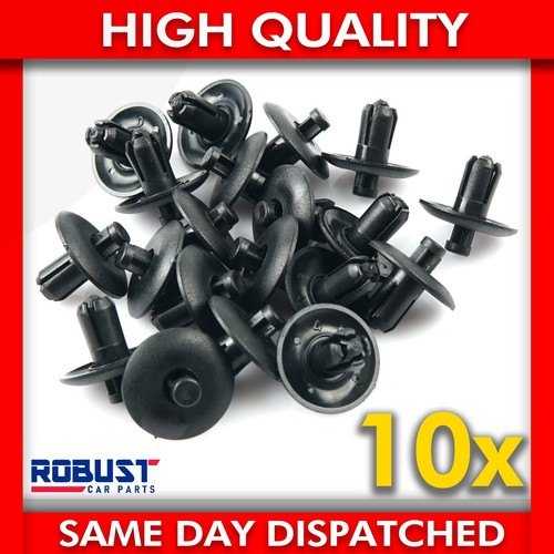 10X TRIM & BODY PANEL CLIPS FOR AUDI A4 A6 Q3 WHEEL ARCH GRILLE CABIN ...