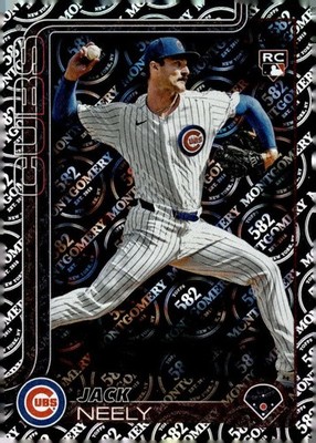 Jack Neely RC 2025 Topps Montgomery 582 #478 ROOKIE MLB Cubs ID:157017 ...