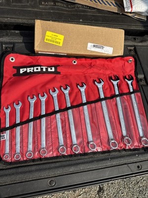 Proto Tools USA 449P06 Combination Wrench Set Metric 6 Pt ...