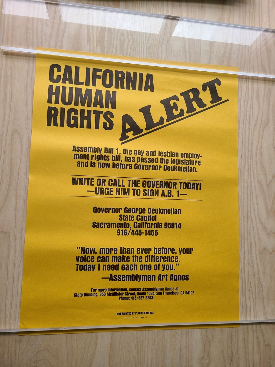 Gay Rights Flyers Poster Collection — GLBT Historical Society