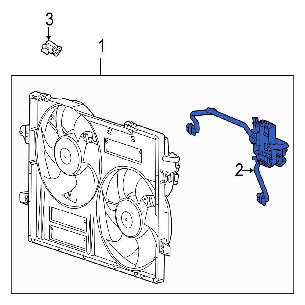 Jaguar+Cooling+Fan+Assembly+C2S49717+DAC for sale online | eBay