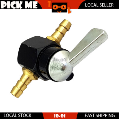 INLINE FUEL TAP 6MM + 6MM HEX BODY ON/OFF Fit STATIONARY ENGINES | eBay ...