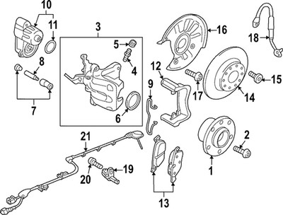 Genuine Audi Brake Pads 5WA-698-451-F | eBay