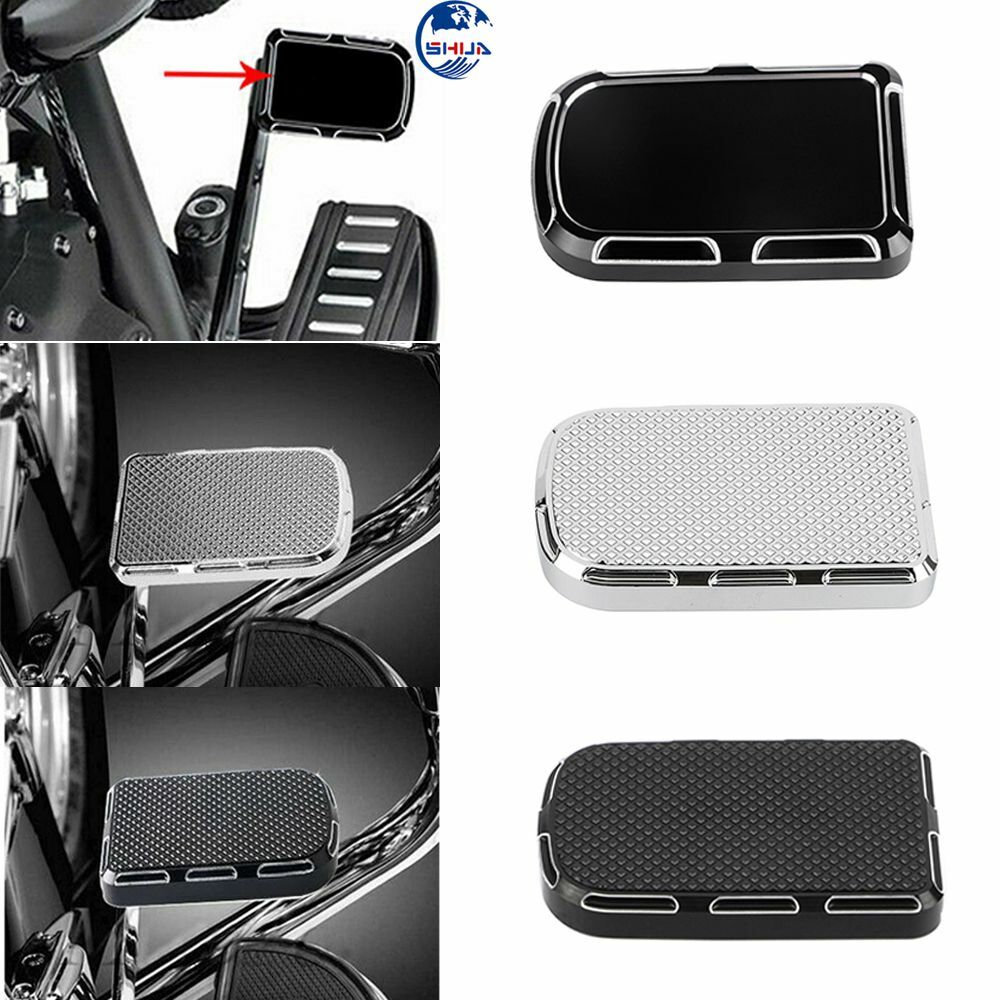 CNC Brake Pedal Pad Cover For Harley Touring Street Glide FLHX Road ...
