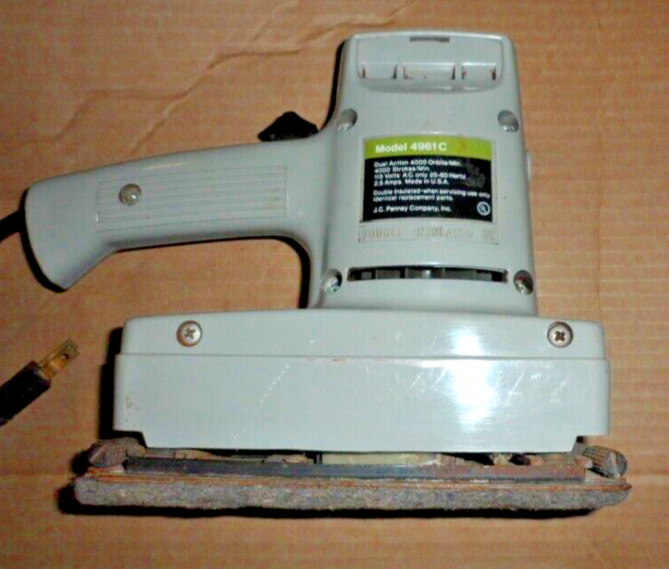 Penncraft Dual Action Pad Sander Model 4961C 4000 OPM Made in USA ...