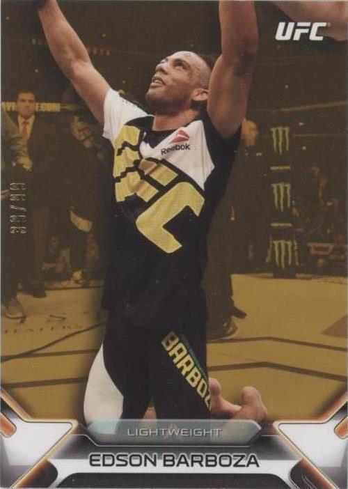 2016 Topps UFC Knockout - Edson Barboza #21 Gold /99 for sale online | eBay