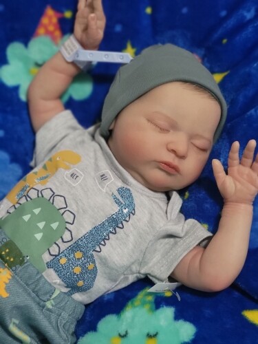 Painted Reborn Baby Doll Kits 20in DIY Mold Soft Vinyl Lifelike Newborn ...