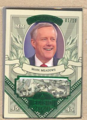 Mark Meadows MO29 2020 Decision 2020 Money Card Shredded Currency Green ...