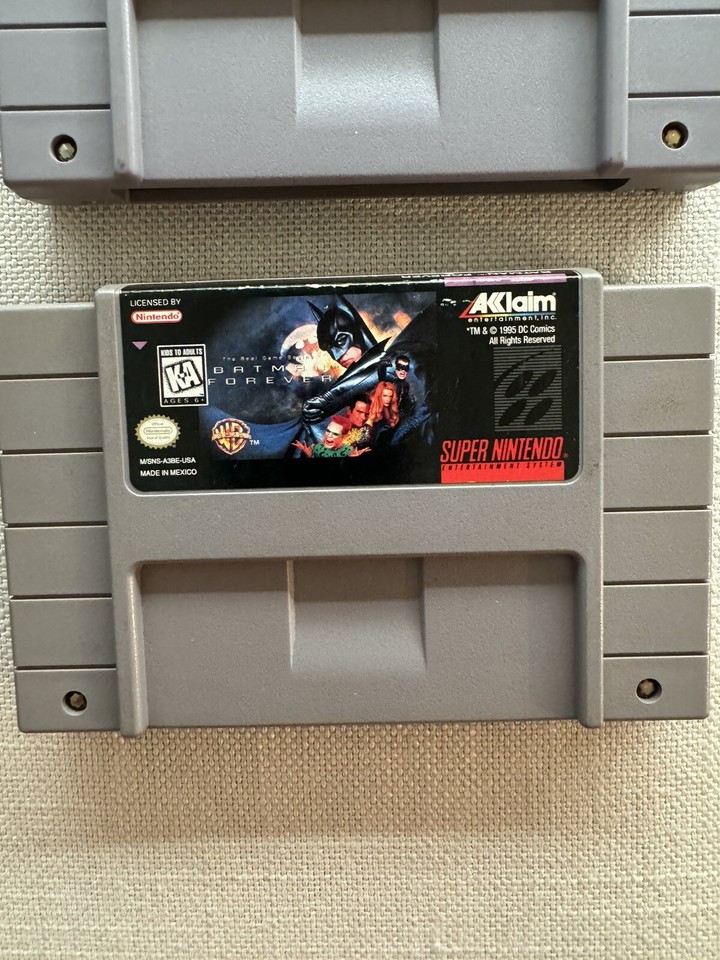 Super Hero NES Nintendo & SNES Super Nintendo Game Lot - Tested And ...