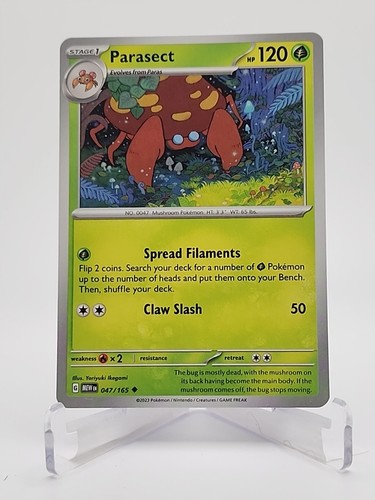 47/165 Parasect Pokémon TGC Scarlet & Violet - 151 | eBay