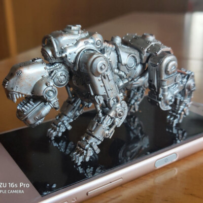 1/35 Scale Sci-Fi Mechanical Dog Resin Figure Model Kits Unpainted ...