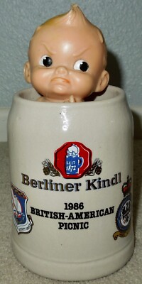 1986 USAF & RAF British-American Picnic Berliner Kindl Rastal Stonewear ...