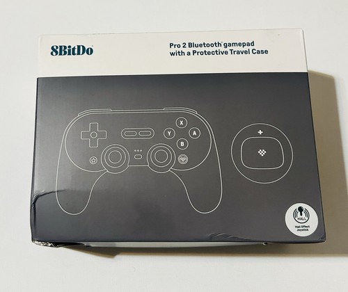 8BitDo Pro 2 Wireless Controller Black with Travel Case Open Box | eBay